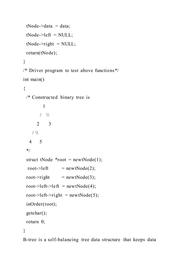 (a) There are three ways to traverse a binary tree pre-order, in-or.docx