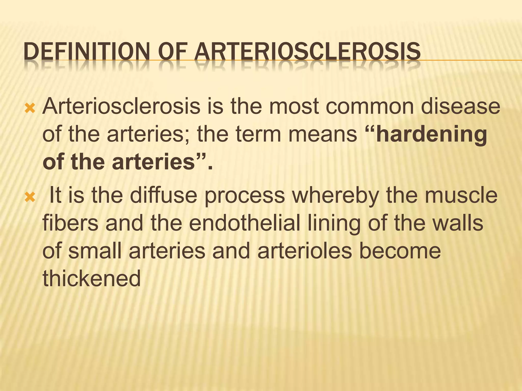 Atherosclerosis | PPTX