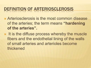 Atherosclerosis | PPTX