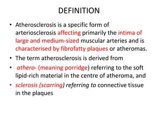 Atherosclerosis | PPTX