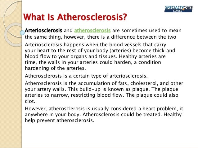 Atherosclerosis symptoms, causes, and treatment | PPTX | Heart and ...