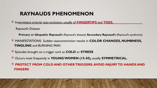 ATHEROSCLEROSIS, DVT AND RAYNAUDS PHENOMENON.pptx