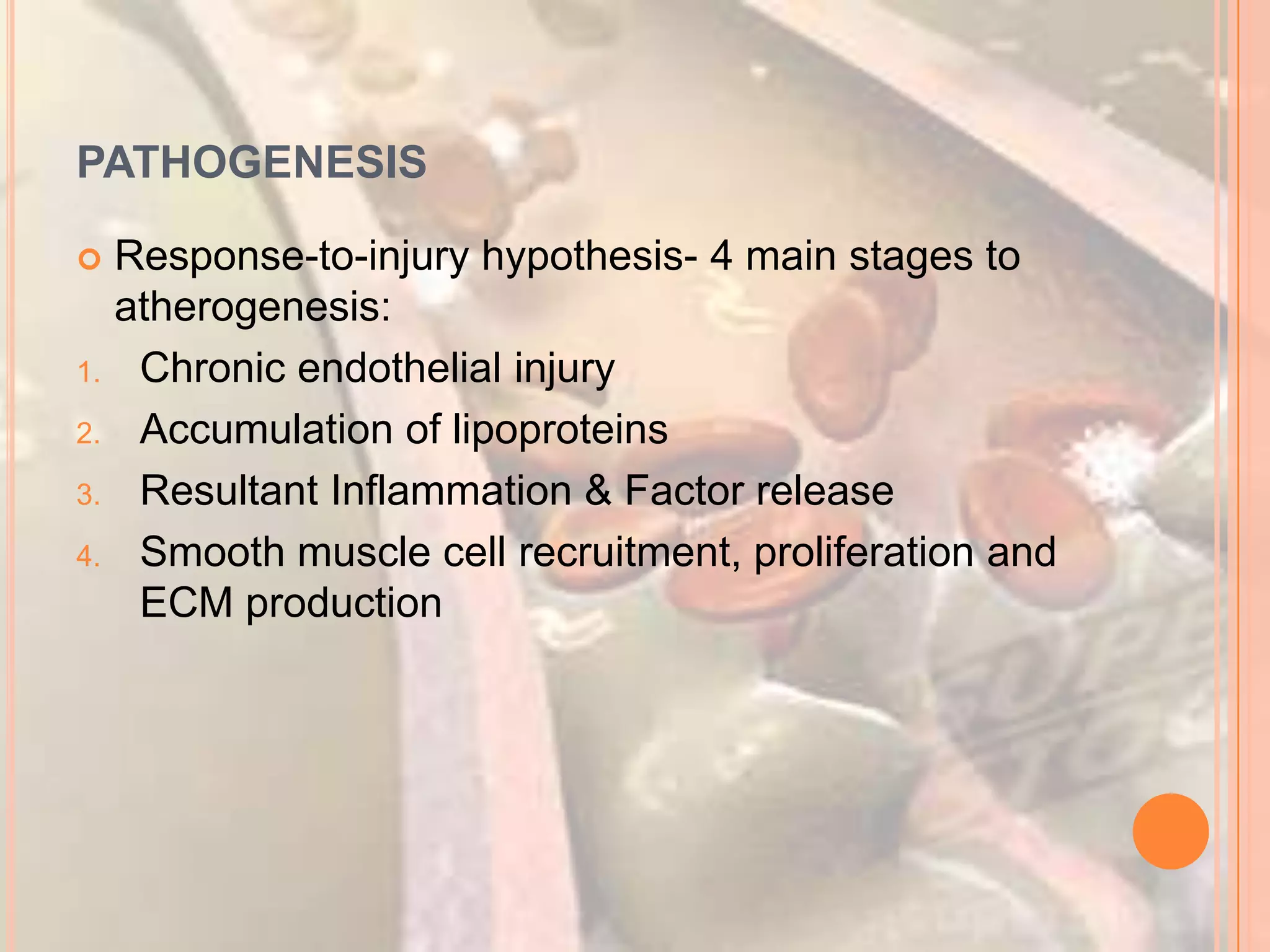 Atherosclerosis - Pathogenesis | PPTX
