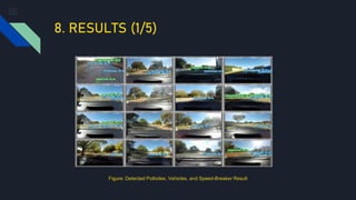 A thesis presentation on pothole detection | PPTX