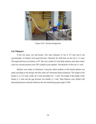 A thesis Report on Pelton Turbine | PDF