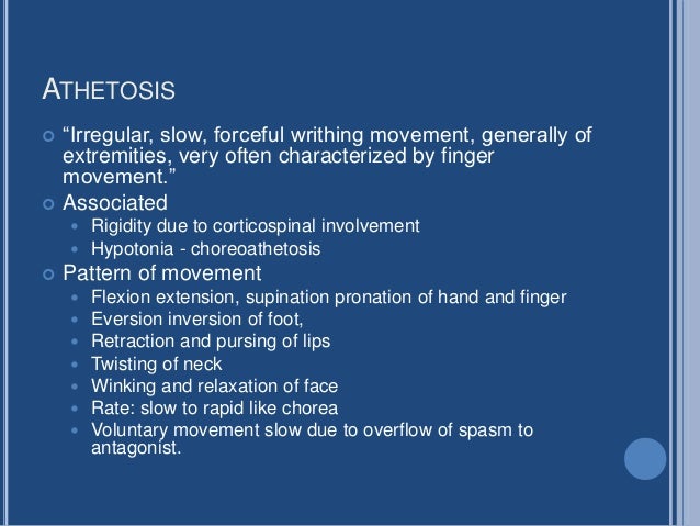 Athetosis And Dystonia