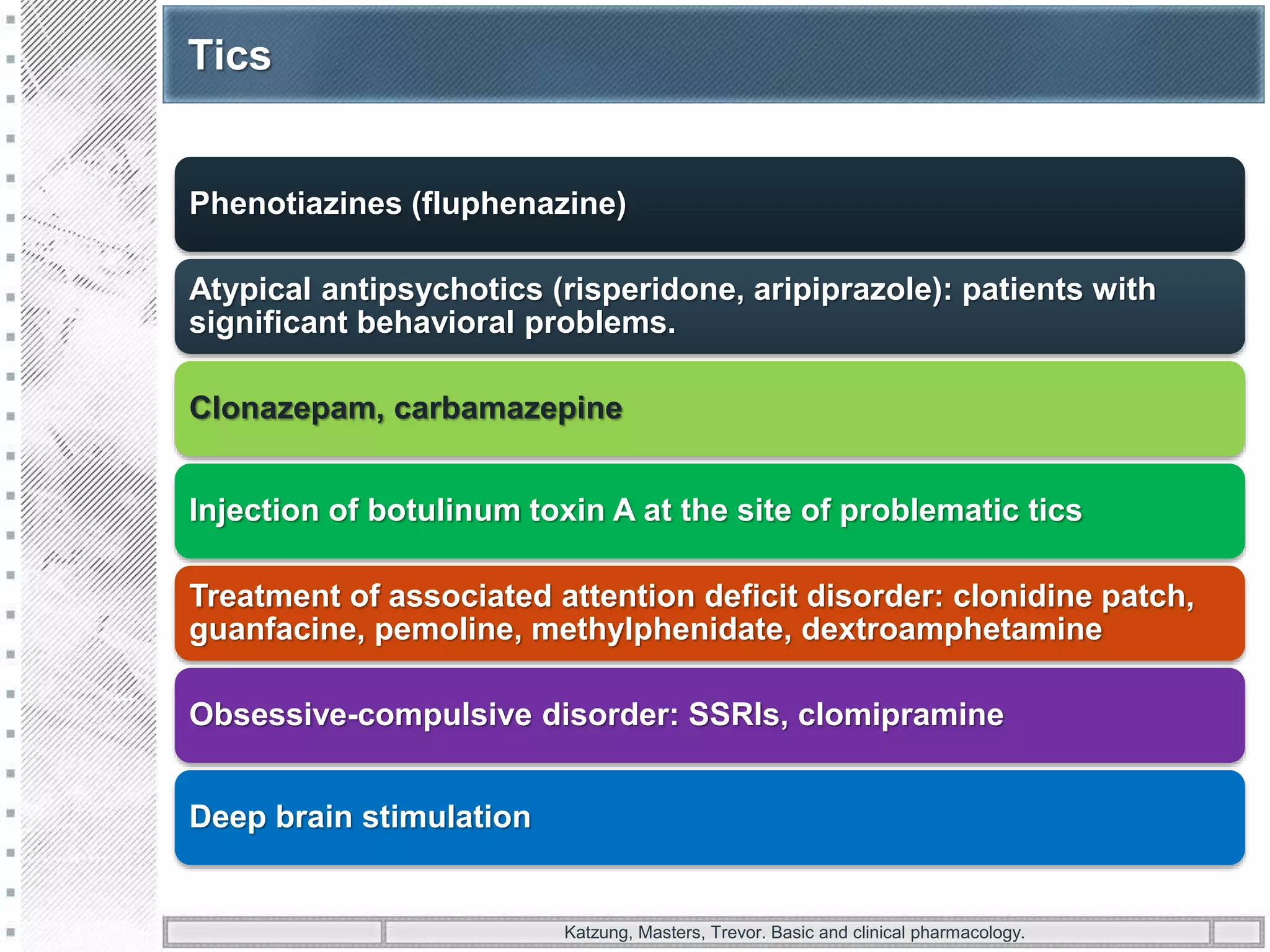 Athetosis, dystonia, tics | PPSX