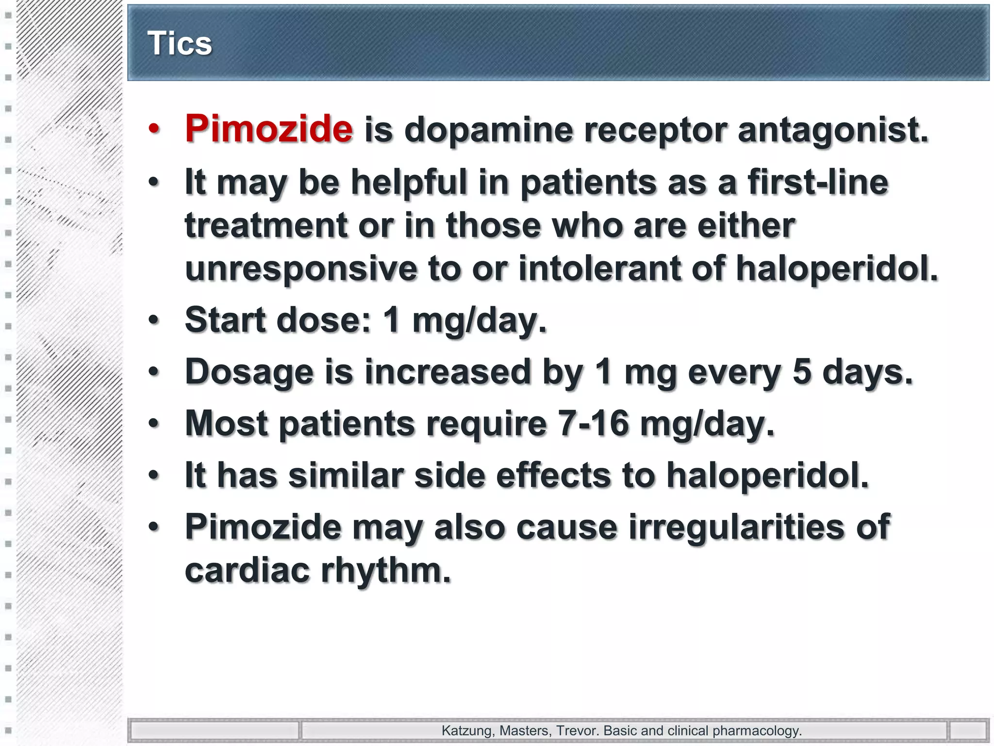 Athetosis, dystonia, tics | PPSX