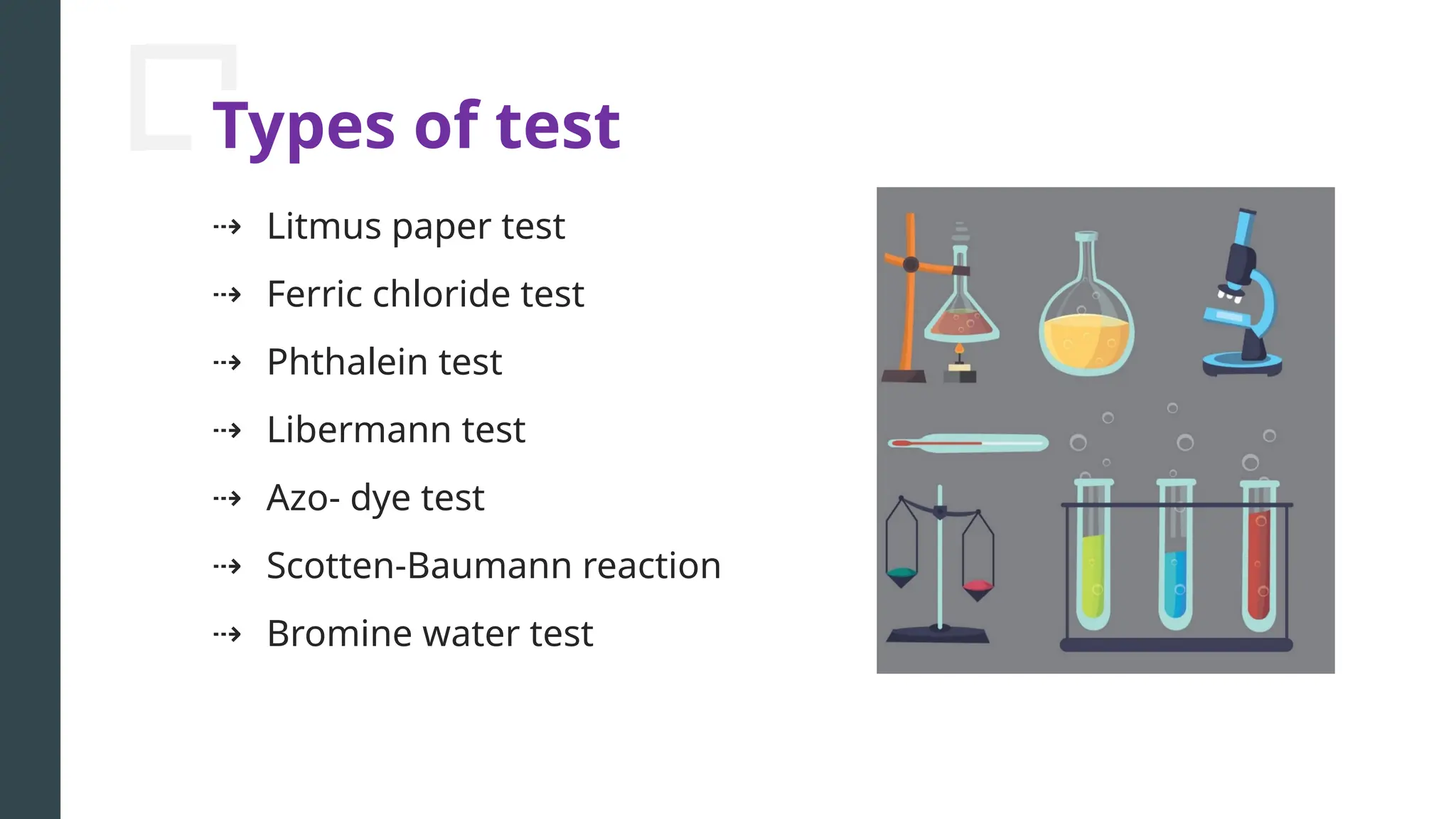 Quantitative test for phenol,types of test | PPSX