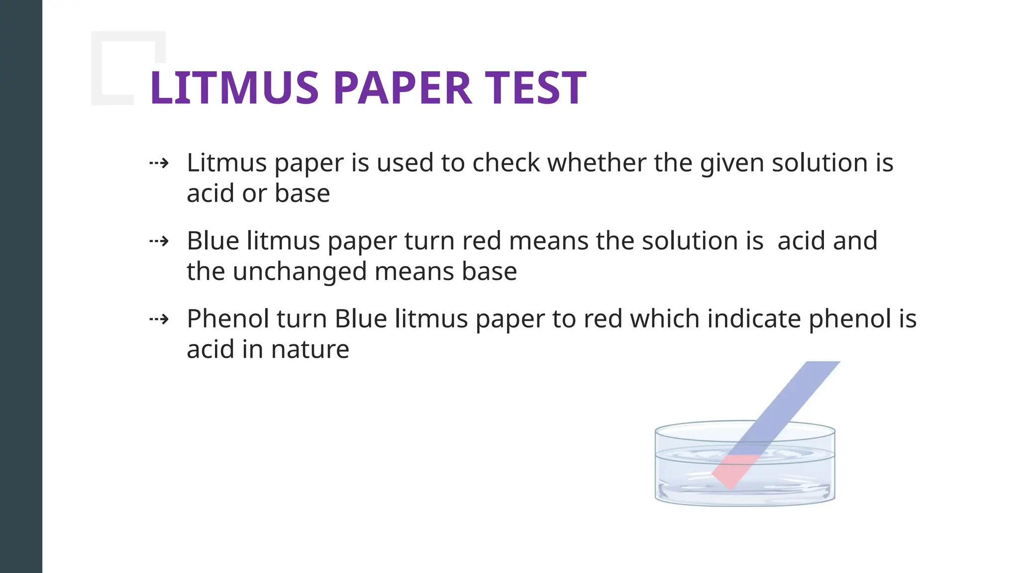 Quantitative test for phenol,types of test | PPSX