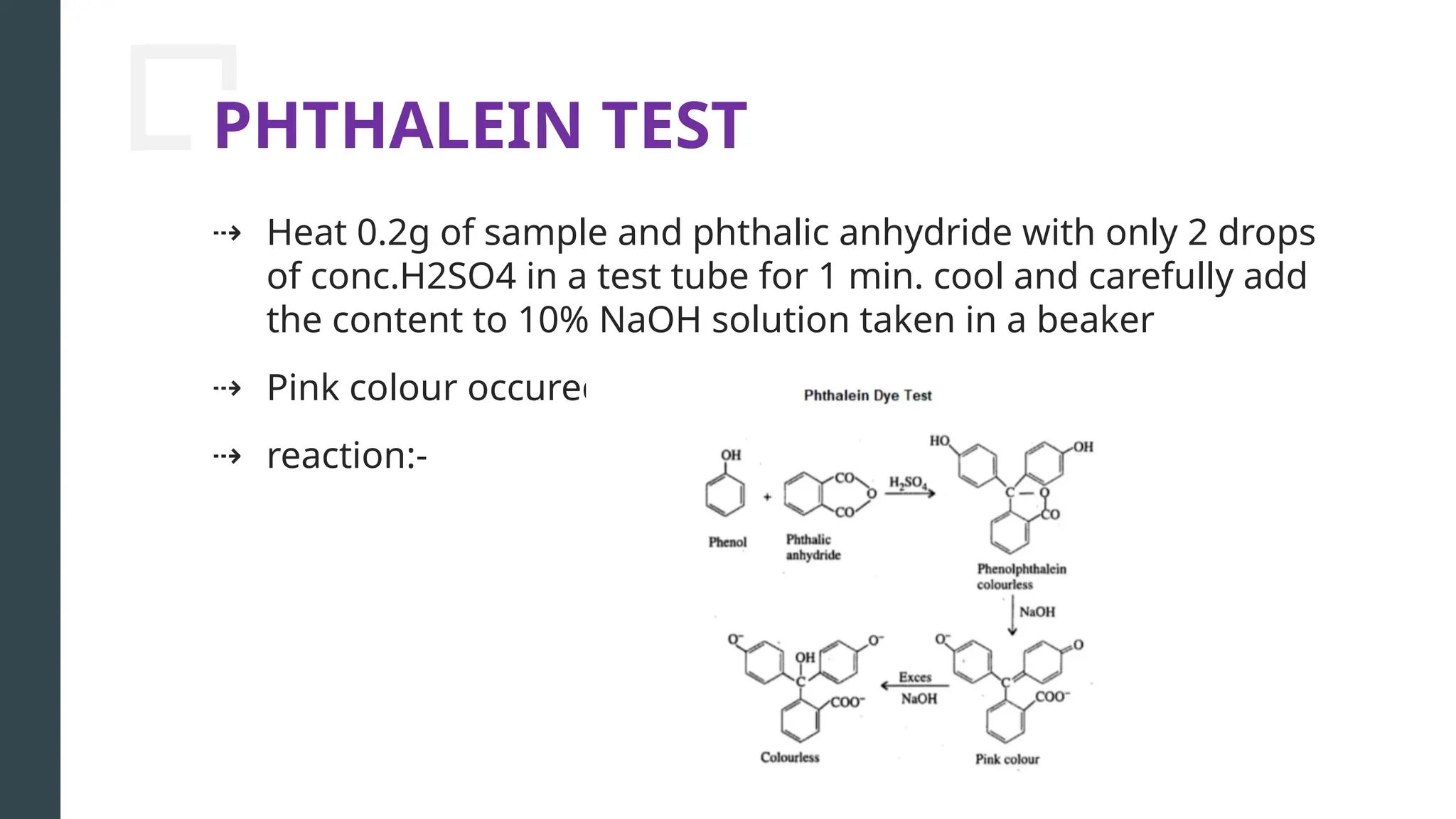 Quantitative test for phenol,types of test | PPSX