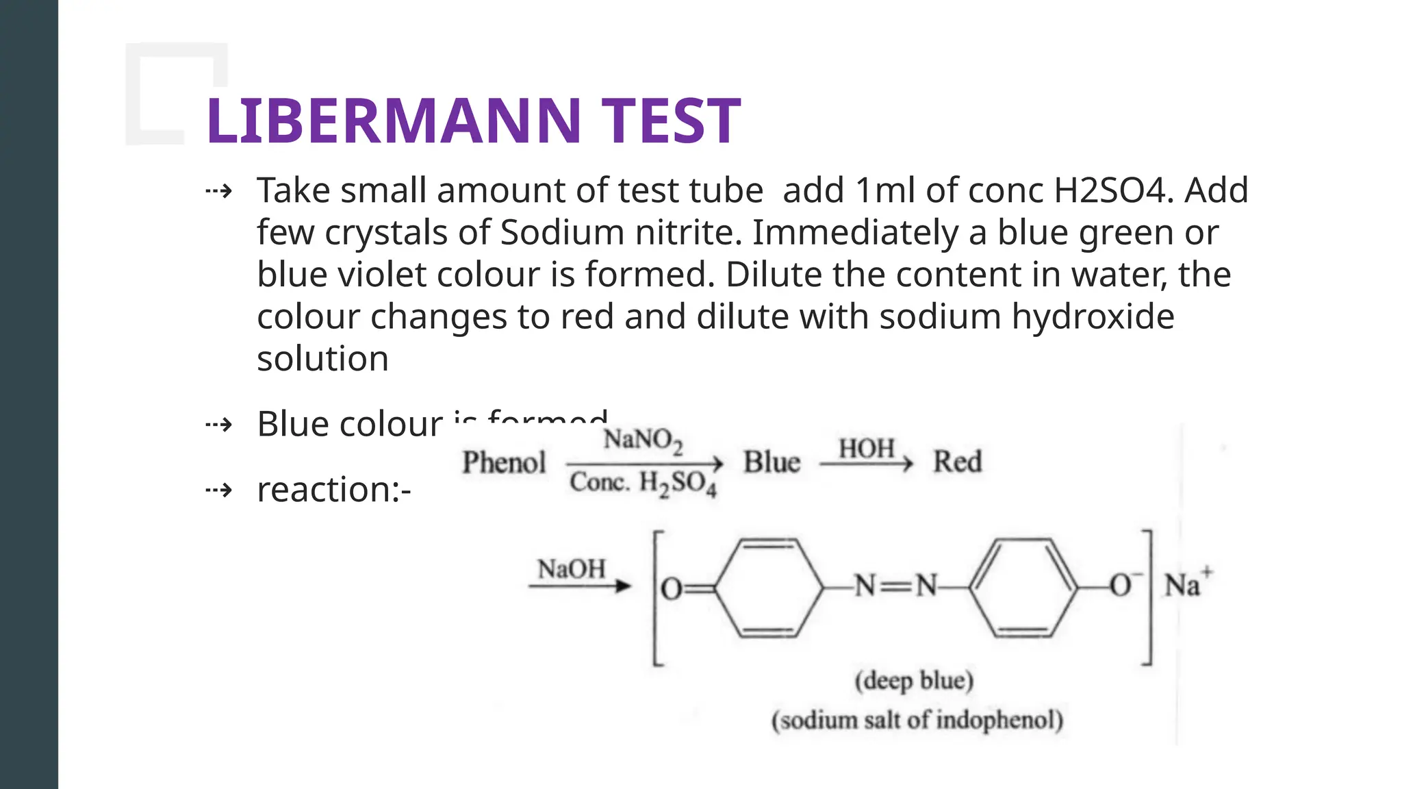 Quantitative test for phenol,types of test | PPSX