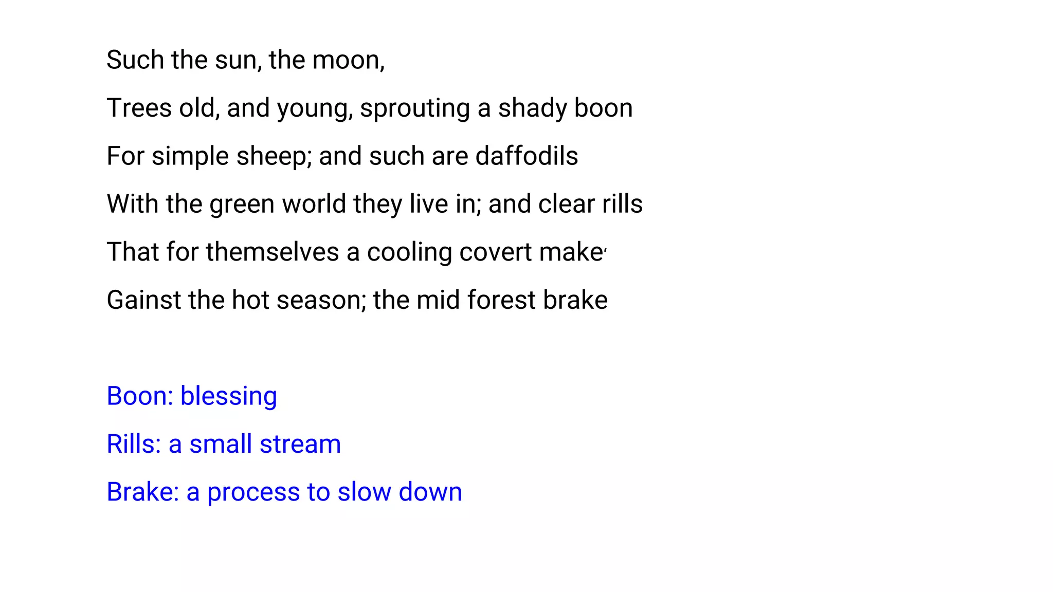 A thing of beauty STD 12 | PPTX