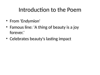 A_Thing_of_Beauty_ by john keats Presentation.pptx
