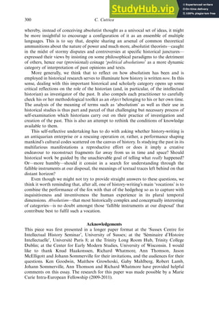 A Thing Or Two About Absolutism And Its Historiography | PDF