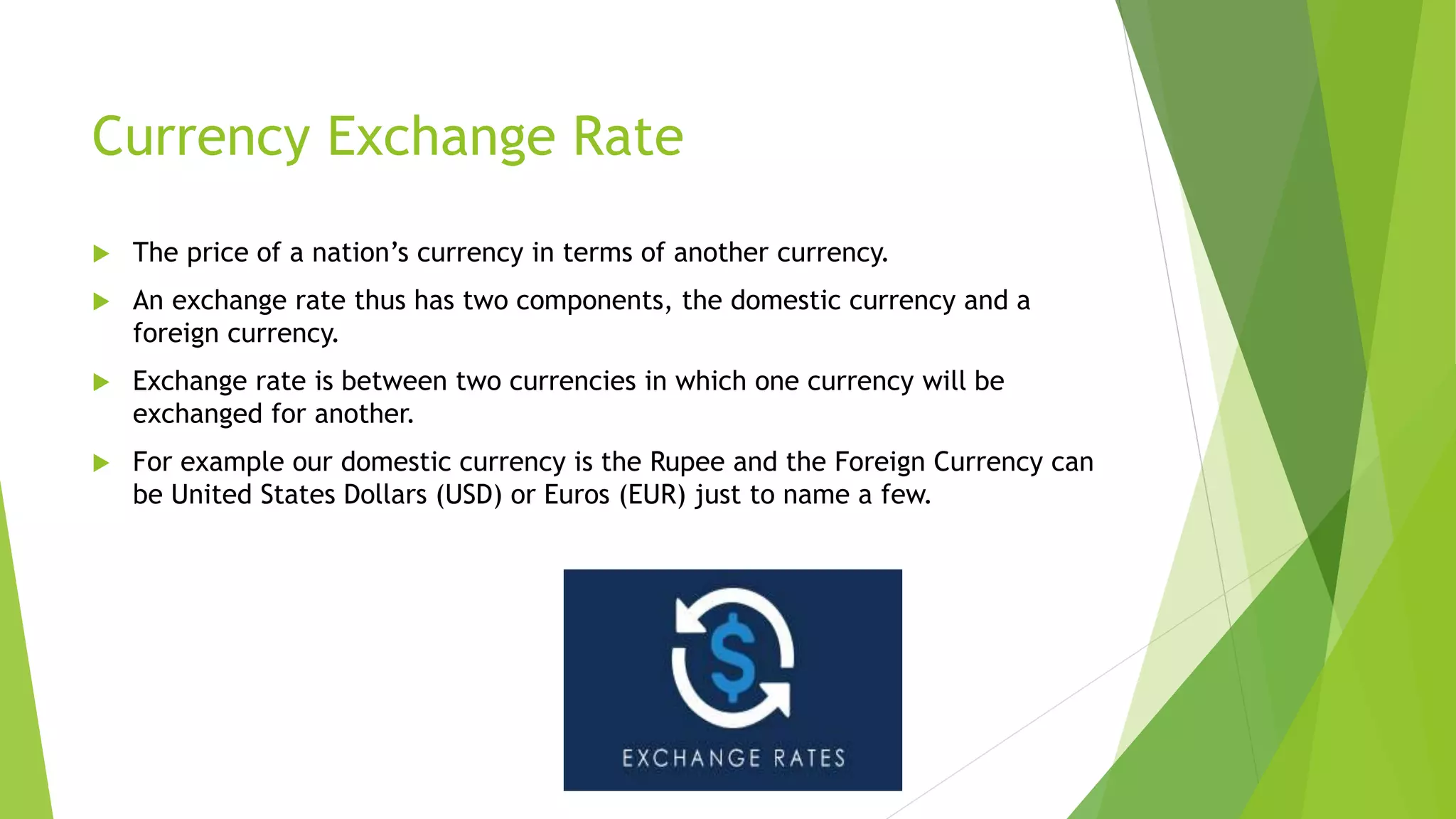 Import Export Procedure and Documentation Topic:- Currency Exchange ...