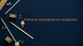 Transfer of learning, types of transfer of learning | PPT