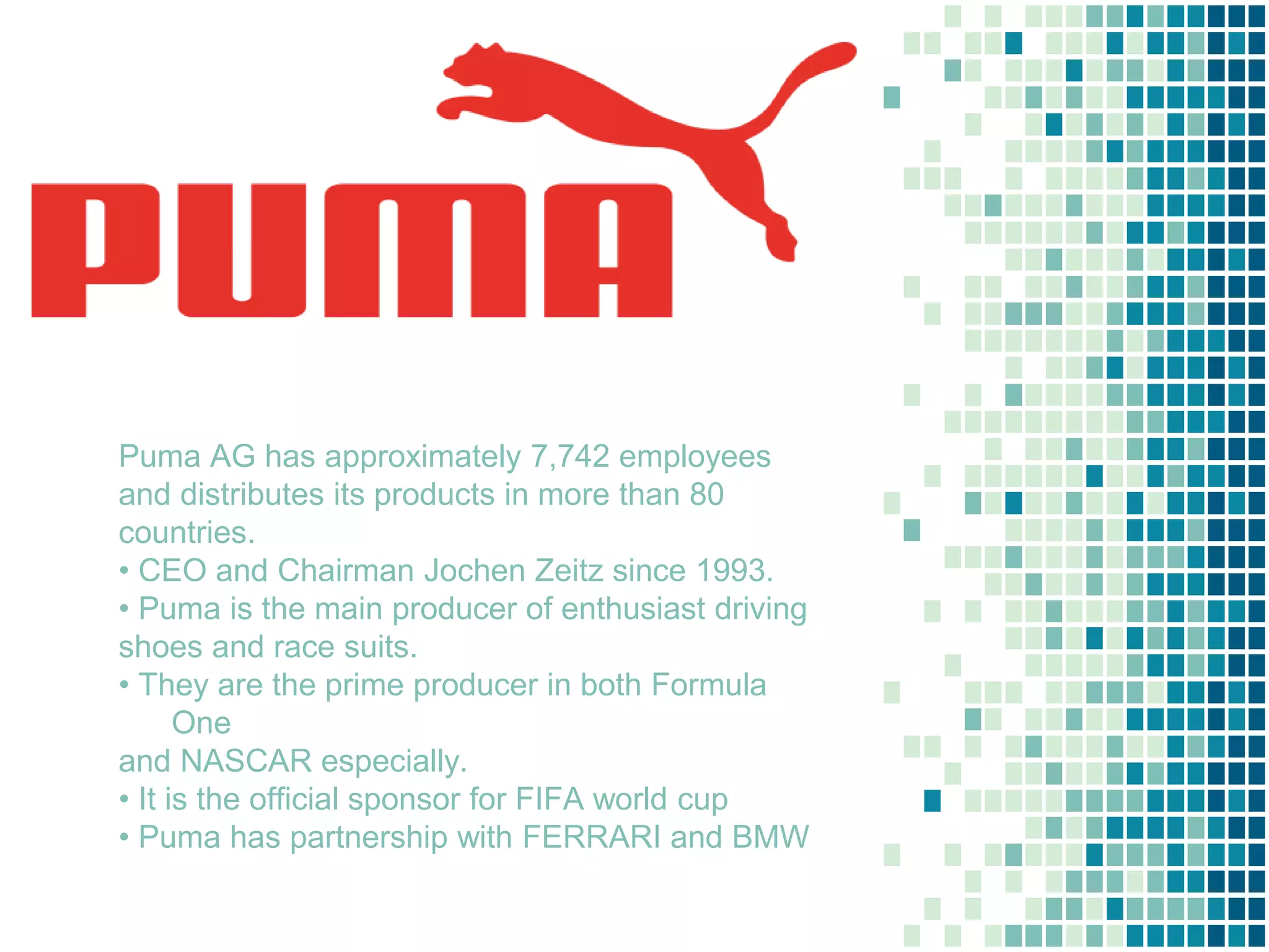Puma Company Profile and its revenue | PPTX