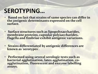 intra species classification of bacteria | PPTX | Infectious Diseases ...