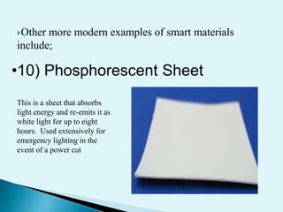 SMART MATERIALS | PPTX
