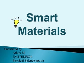 SMART MATERIALS | PPT