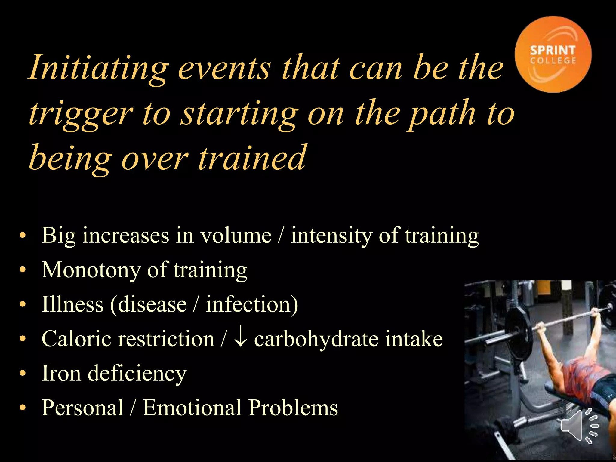 Athlete over training | PPTX