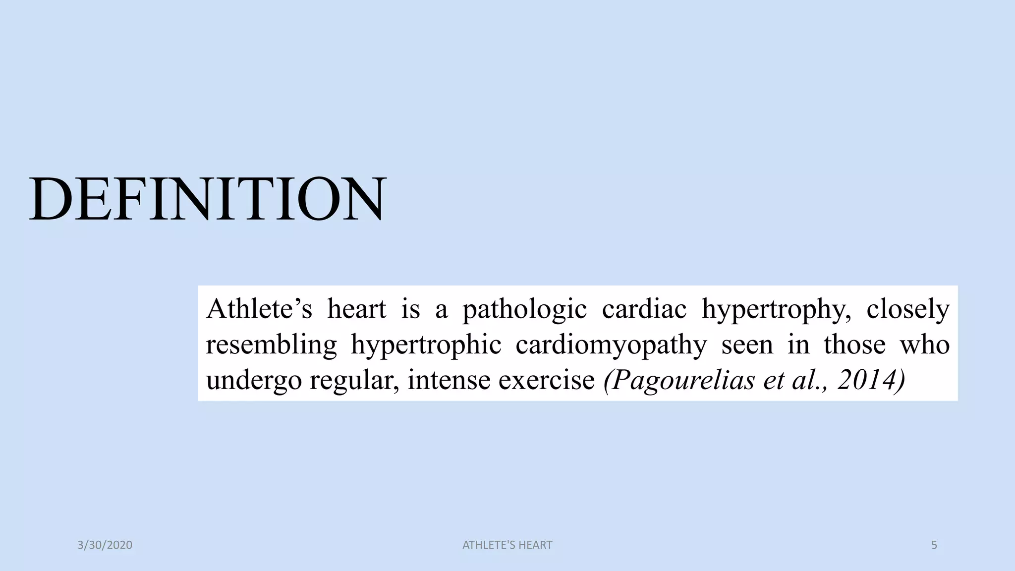Athlete's heart | PPTX
