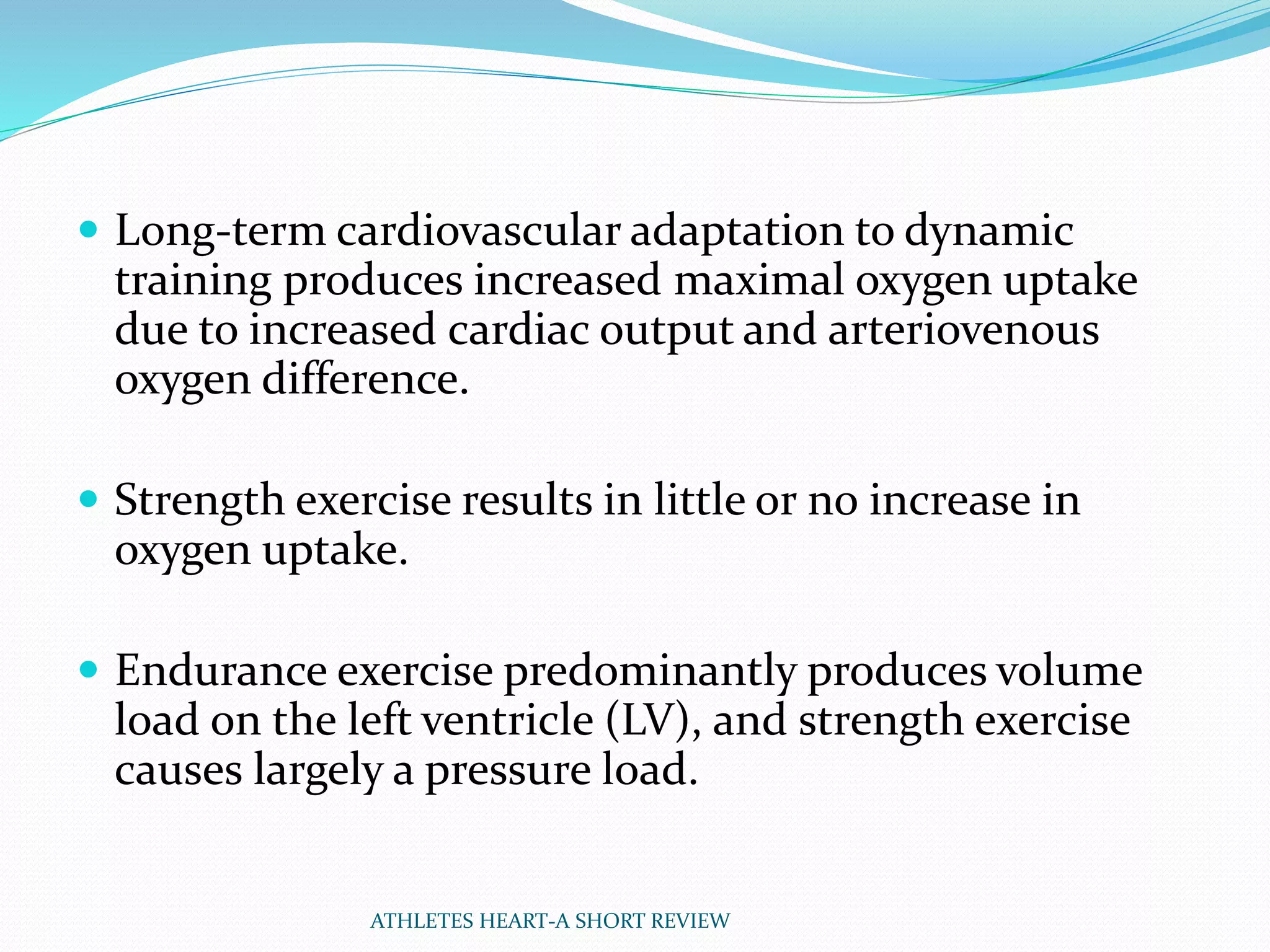 Athletes heart a short review | PPTX