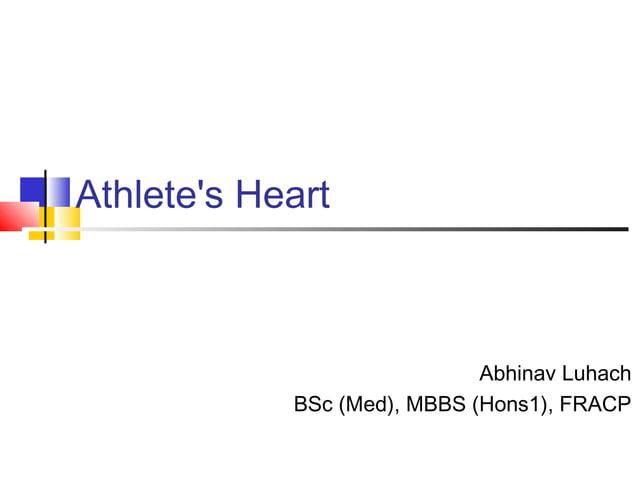 Athlete's Heart | PPT