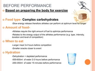 Athletes nutrition and optimum performance | PPTX | Nutrition | Healthy ...
