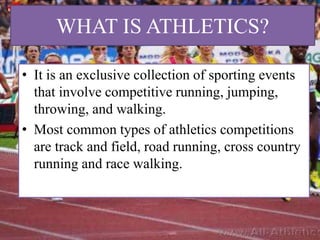 Individual Sports | PPTX | Track and Field | Sports