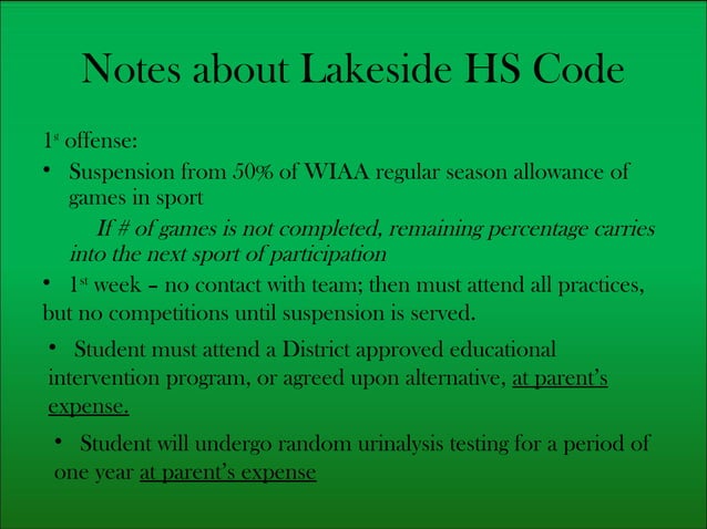 Athletic Code Roundtable | PPT