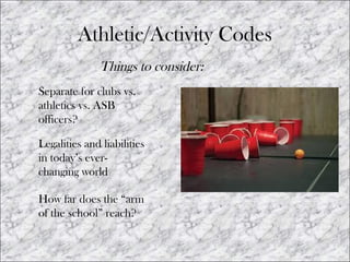 Athletic Code Roundtable | PPT
