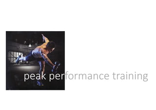 Athletic peak performance training via neurofeedback | PPT