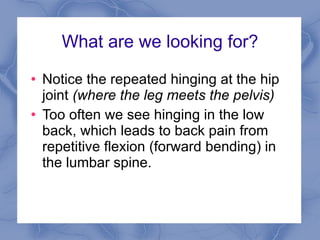 Common Athletic Posture - Functional Postures | PPT