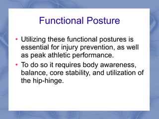 Common Athletic Posture - Functional Postures | PPT