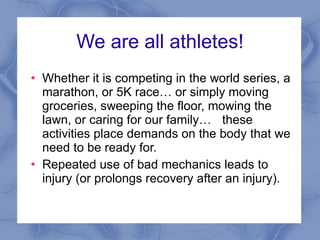 Common Athletic Posture - Functional Postures | PPT