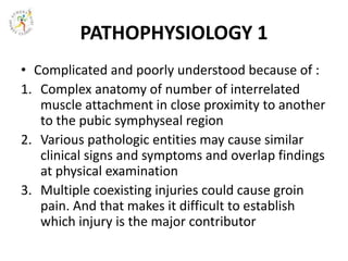 Athletic pubalgia - Κήλη αθλητή | PPT