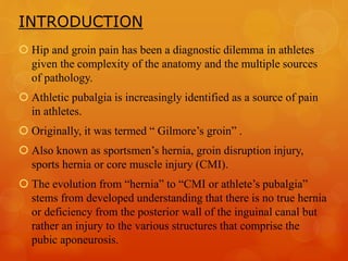 Athletic pubalgia | PPTX