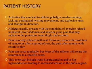 Athletic pubalgia | PPTX