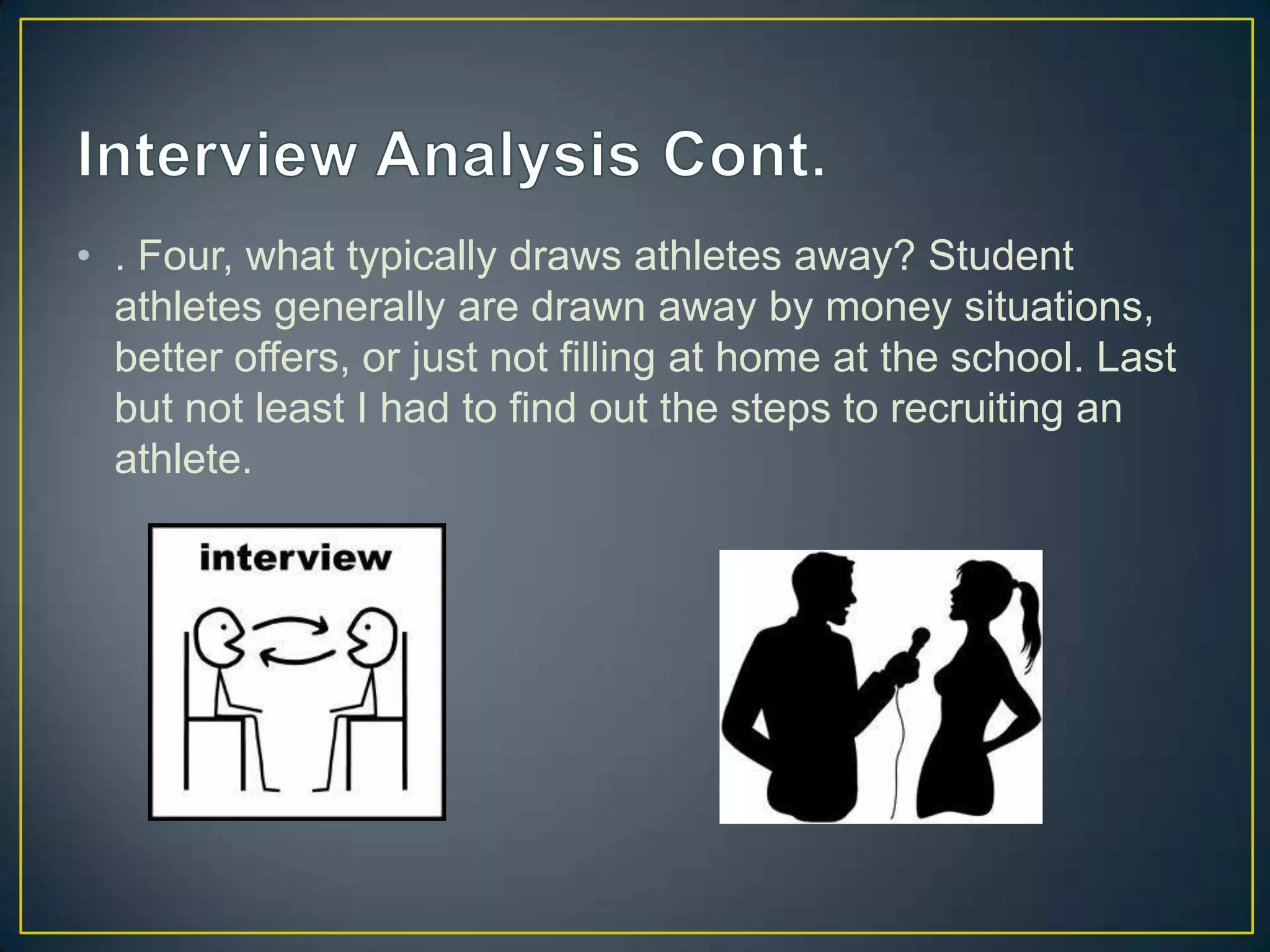 Athletic recruiting process | PPTX | College Planning | College Education