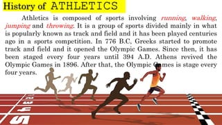 Grade 11- Individual Sports - Athletics- Track and Field | PPTX