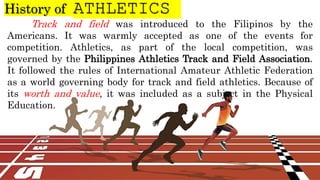 Grade 11- Individual Sports - Athletics- Track and Field | PPTX