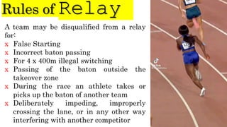 Grade 11- Athletics- Running and Jumping Events- Track and Field Events ...