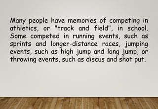 athletics.pptx in Physical education.. pe | PPTX