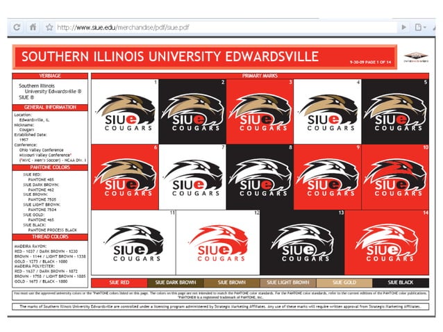SIUE Cougar Athletics Branding Presentation 5 20-10 | PPT