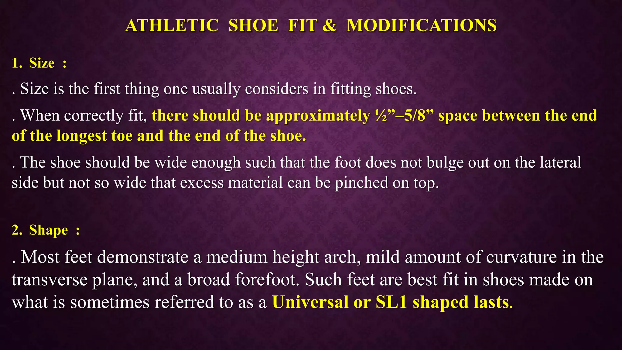Athletic shoes & modifications.pptx