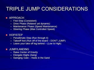 Athletics, long jump, triple jump and discuss throw | PPTX