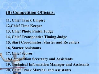 Athletics rules and regulations | PPTX