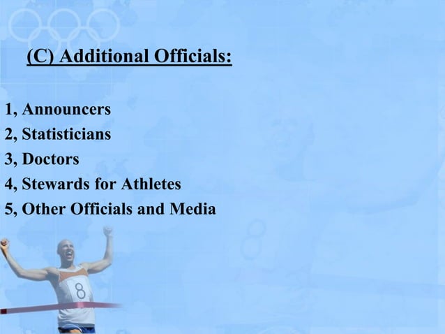 Athletics rules and regulations | PPTX